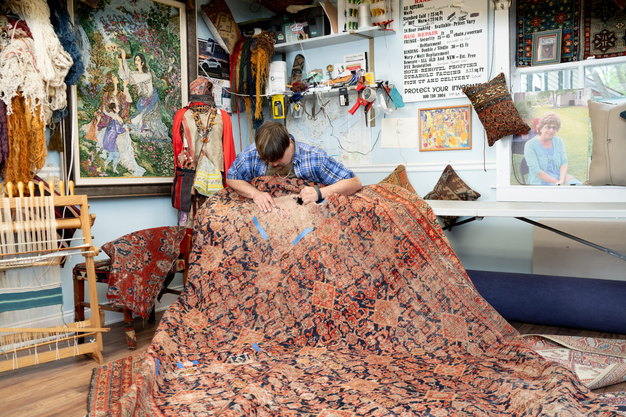 Master Weaver Keeps Centuries-Old Tradition Alive – Middleburg Life